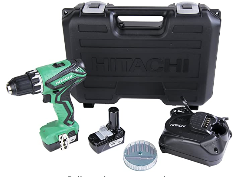 Hitachi 12V Li-ion Peak HXP 2 piece Combo Kit & Driver Drill Cordless ...