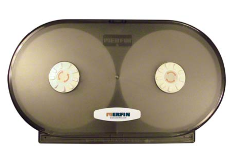 Merfin Twin Roll Toilet Tissue Dispenser — Belrose Industrial Supply